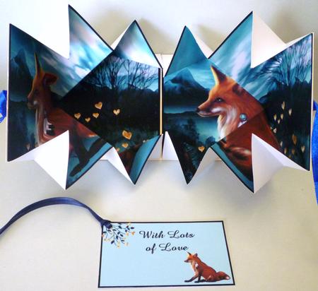 Fox in Solitude - Exploding Card - CUP344852_66 | Craftsuprint