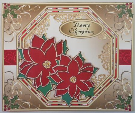 Rectangle Christmas Card Front with Octagon Shaped Topper - CUP363184 ...