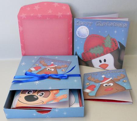 3D Top Drawer Xmas Cute Fun Cards Bumper Kit - CUP367636_359 | Craftsuprint