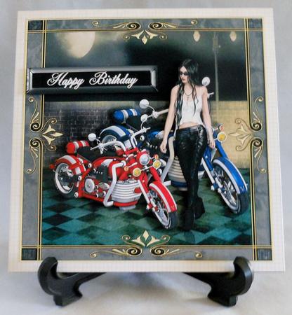 Biker Girl Birthday Card or Special Occasion - CUP441928_1812 ...