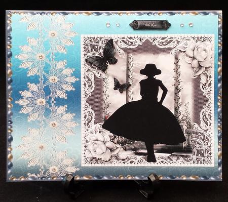 1950's Lady Black and White Topper - CUP514408_1483 | Craftsuprint