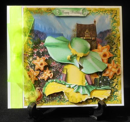 The Easter Bonnet Card Front Kit - CUP526594_1483 | Craftsuprint