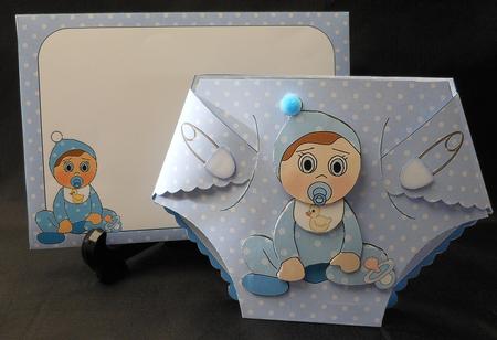 Baby Boy Nappy Card Kit - CUP536431_174 | Craftsuprint