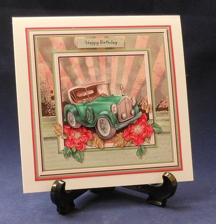 Vintage Rolls Royce Card Front - CUP603923_376 | Craftsuprint