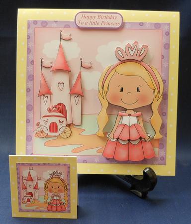 Little Princess Mini Card Kit - One - CUP608719_1446 | Craftsuprint