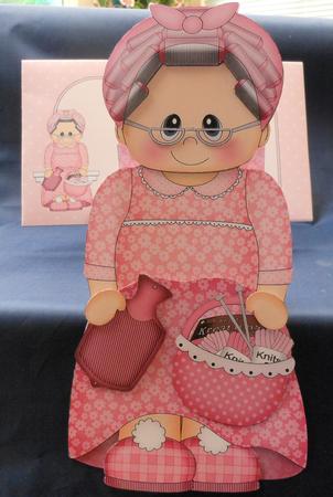 3D on the Shelf Card Kit - Beddy Ready Old Lady Ethel - CUP609046_359 ...