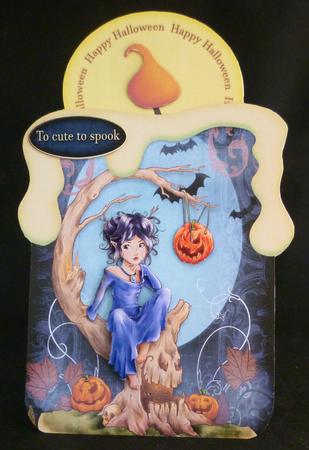 Candle Shape Card Spooktacular 689 - CUP649472_2166 | Craftsuprint
