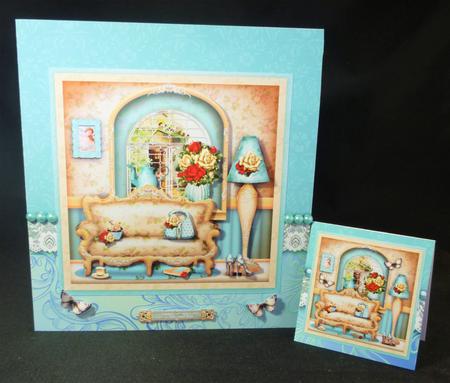 Charming Living Room Card Mini Kit - CUP664545_1641 | Craftsuprint