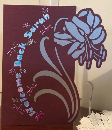 Floral Over The Edge Card 4 - CUP702769_198 | Craftsuprint