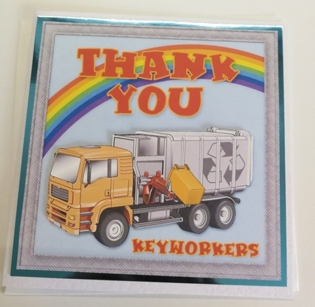 Key Worker Thank You Card Fronts Kit - CUP1039767_72307 | Craftsuprint
