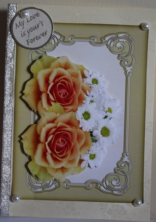 Orange Roses Framed - Photo by Ornella