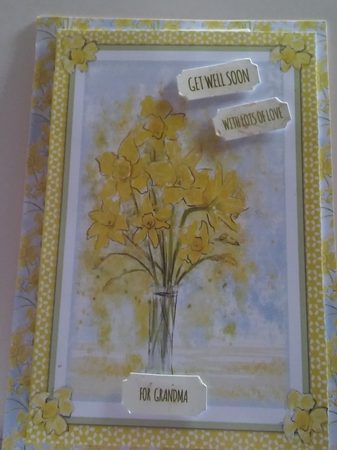 DAFFODILS BACKGROUND/BACKING PAPER: Floral A4 Daffodil & Sky Pattern ...