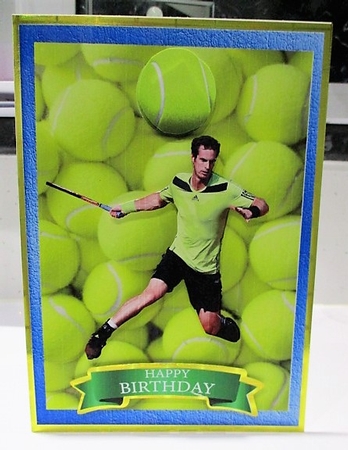 Andy Murray Birthday Card - CUP811157_83674 | Craftsuprint