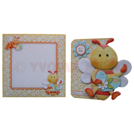 Always Bee Happy Shaped Fold Card Kit - CUP566161_2111 | Craftsuprint
