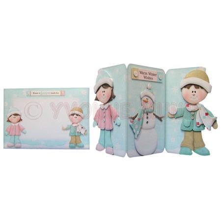 Snow Much Fun Shaped Tri Fold Card Kit - CUP568577_2111 | Craftsuprint