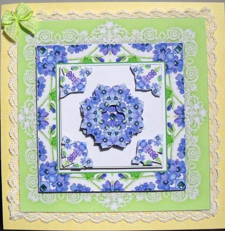 Delphiniums and Vintage Lace Decoupage Topper for Cards - CUP296216_604 ...