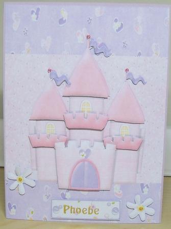 Pretty Princess Castle with Daisys - CUP305206_983 | Craftsuprint