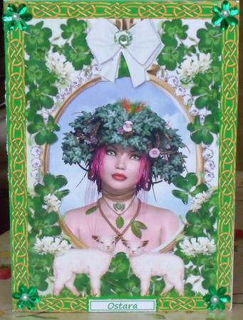 Ostara - the Spring Equinox - A5 Card Topper - CUP549720_604 | Craftsuprint
