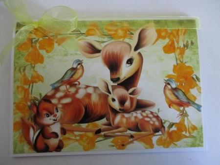 Oh! She is So Cute! Baby Deer in Daffodil Frame A4 - CUP528172_415 ...
