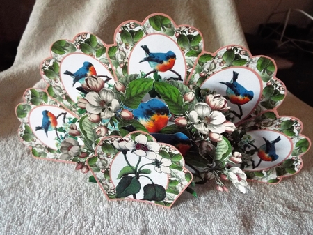 Apple Blossom Time Pop-Up Fan Card - CUP740229_155 | Craftsuprint