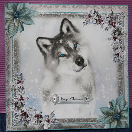 The Beautiful Wolf Card Front Kit - CUP651335_1483 | Craftsuprint