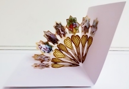 Christmas Scenes Star Shaped Fan Insert - CUP1014071_76873 | Craftsuprint