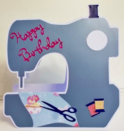 Sewing Machine Card - CUP1062350_40382 | Craftsuprint