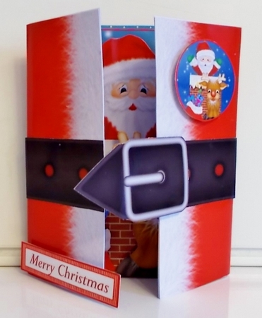 Gatefold Card - Christmas - Santa 1 - CUP1073016_72611 | Craftsuprint