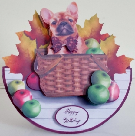 AUTUMN APPLES ROCKER CARD - CUP1101657_57683 | Craftsuprint