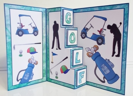 4 Step pop-up GOLF - CUP1104158_173 | Craftsuprint
