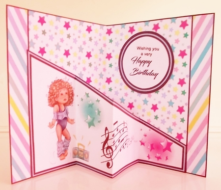 Diagonal pop-out Groovy dancer - CUP1168418_173 | Craftsuprint