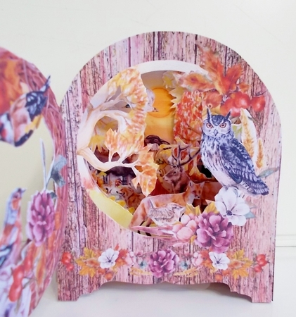 Autumn Splendour 2 Behind the Door Tunnel Card - Photo by Pam Stubley