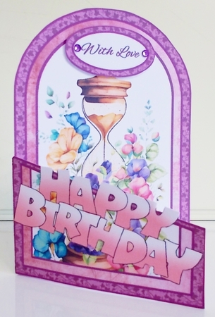 Cutaway Hourglass birthday - Photo by Pam Stubley