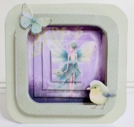 FLUTTERBY FAIRY POP-OUT BIRTHDAY CARD - Photo by Pam Stubley