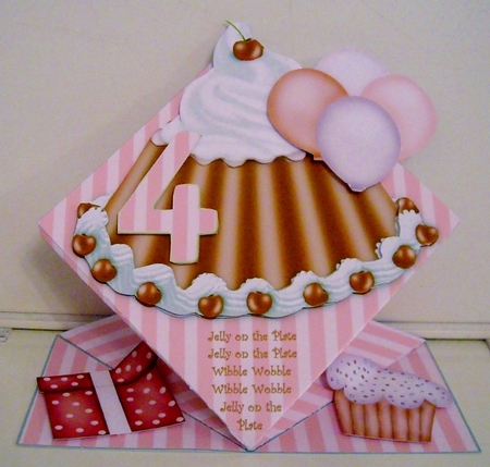 Giant Spring Wobble Card Kit - Wibble Wobble - Photo by Pam Stubley