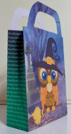 Halloween Owl Gift Bag 1 - CUP457535_659 | Craftsuprint