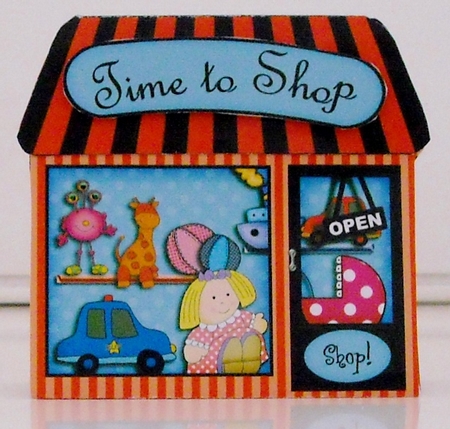 3D Little Toy Shop Gift Card Holder - CUP484839_359 | Craftsuprint