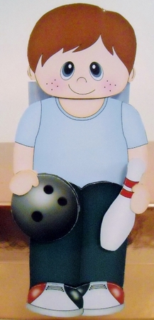 3D on the Shelf Card Kit - 10 Pin Bowling Boy Sheldon - CUP680731_359 ...