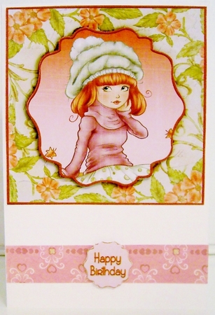 Card Topper Cute Girl 116 - CUP715859_2166 | Craftsuprint