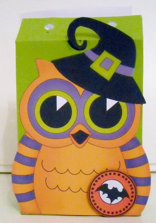 3D Halloween Owlvera Owl Gift Bag Mini Kit - CUP741072_359 | Craftsuprint