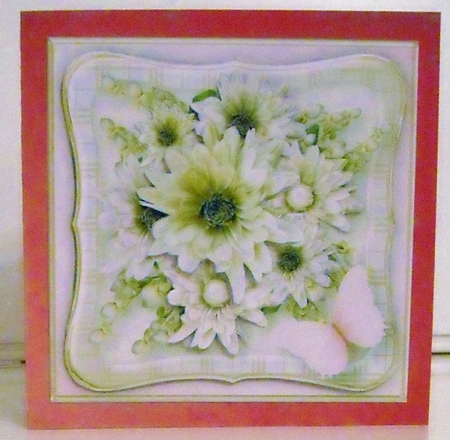Cream Flowers - Decoupage Card Mini Kit - CUP786547_1648 | Craftsuprint