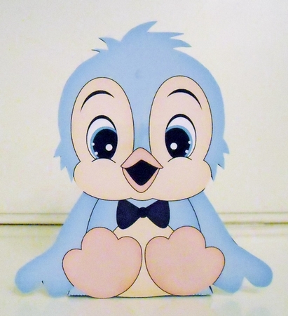 3D Cute Bird Treat Box Gift Set Mini Kit - Cute Little B-Jay Bird ...