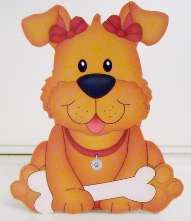 3D Shaped Card Kit - Little Dog Rose - CUP904691_359 | Craftsuprint