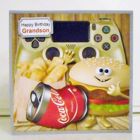 Fast food and games joystick - CUP908330_43516 | Craftsuprint