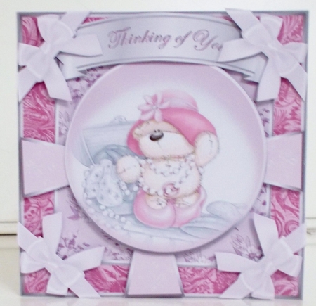 Pretty Pink Card for different females 8 Different sentiment tags ...