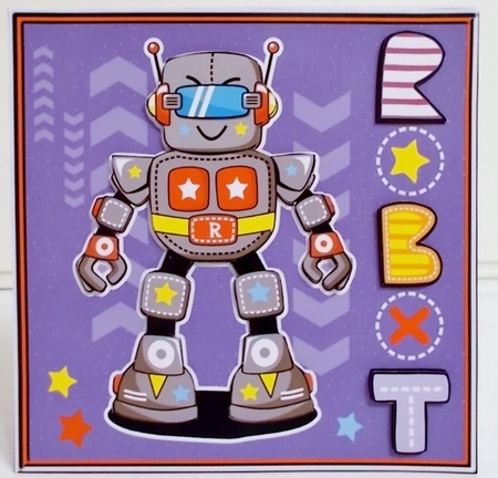 Cute Robot Topper - CUP943844_74027 | Craftsuprint