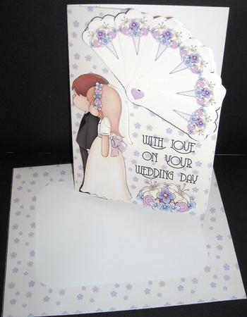 Fan Card - Wedding Day - CUP282253_66 | Craftsuprint