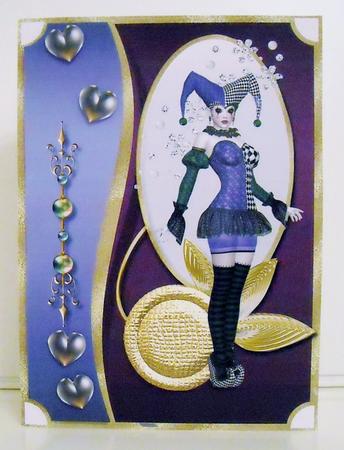 Court Jester Card Topper 1 - CUP598876_99 | Craftsuprint