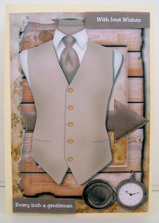 Male Card Gentleman - CUP629005_936 | Craftsuprint