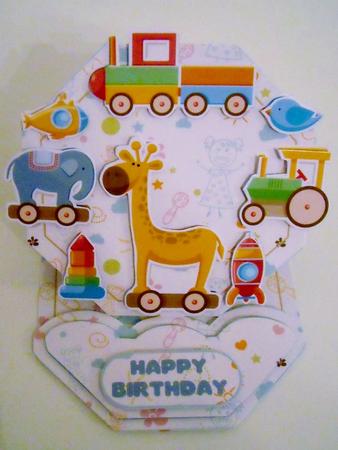 Toddler - Baby Mini Shaped Birthday Card Kit - CUP674811_1446 ...